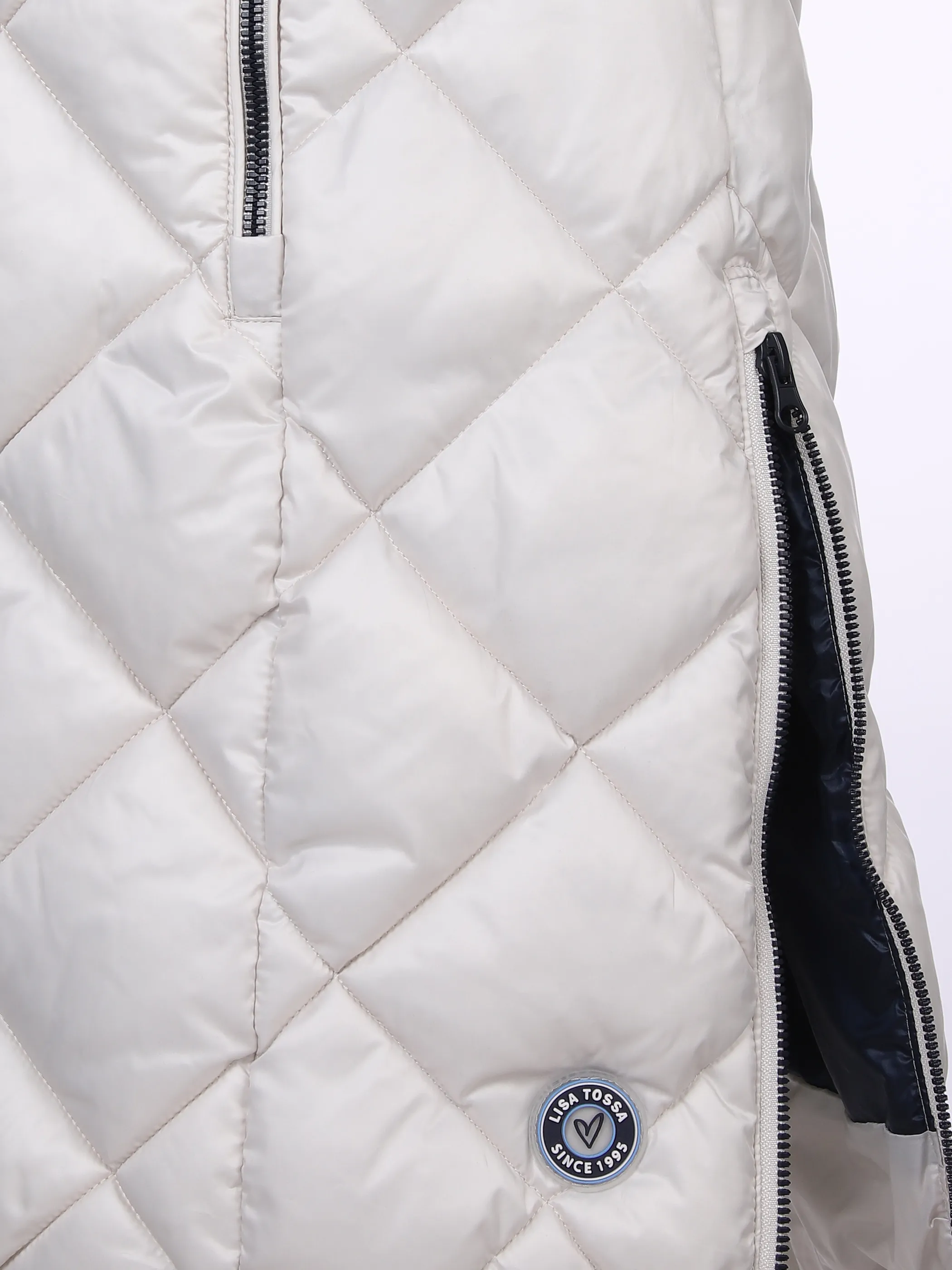 Damen Weste in langer Form | OFF WHITE | noSize | 889140-offwhite
