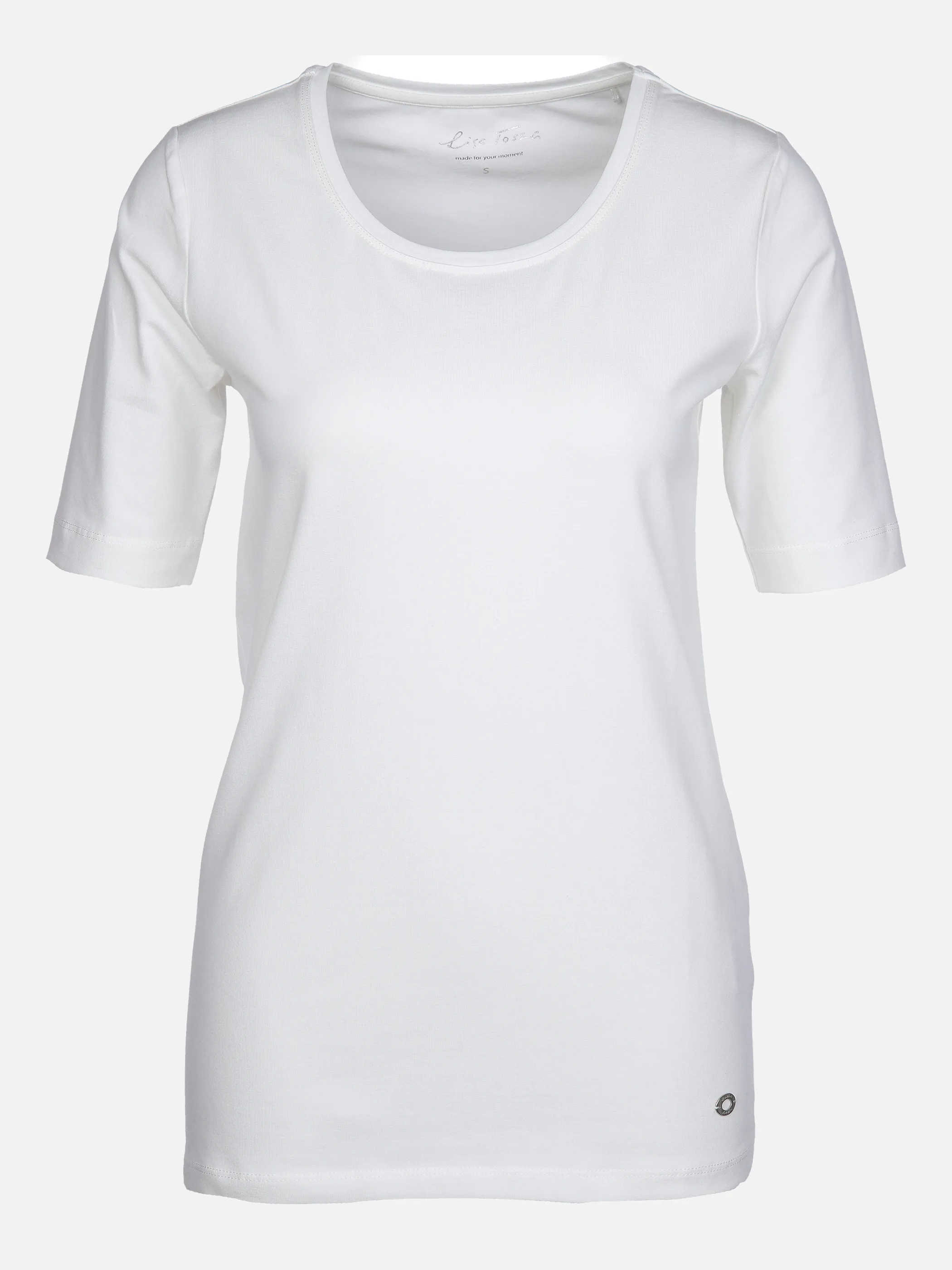 Damen Basic Shirt unifarben | OFFWHITE | XL | 851520-offwhite-4
