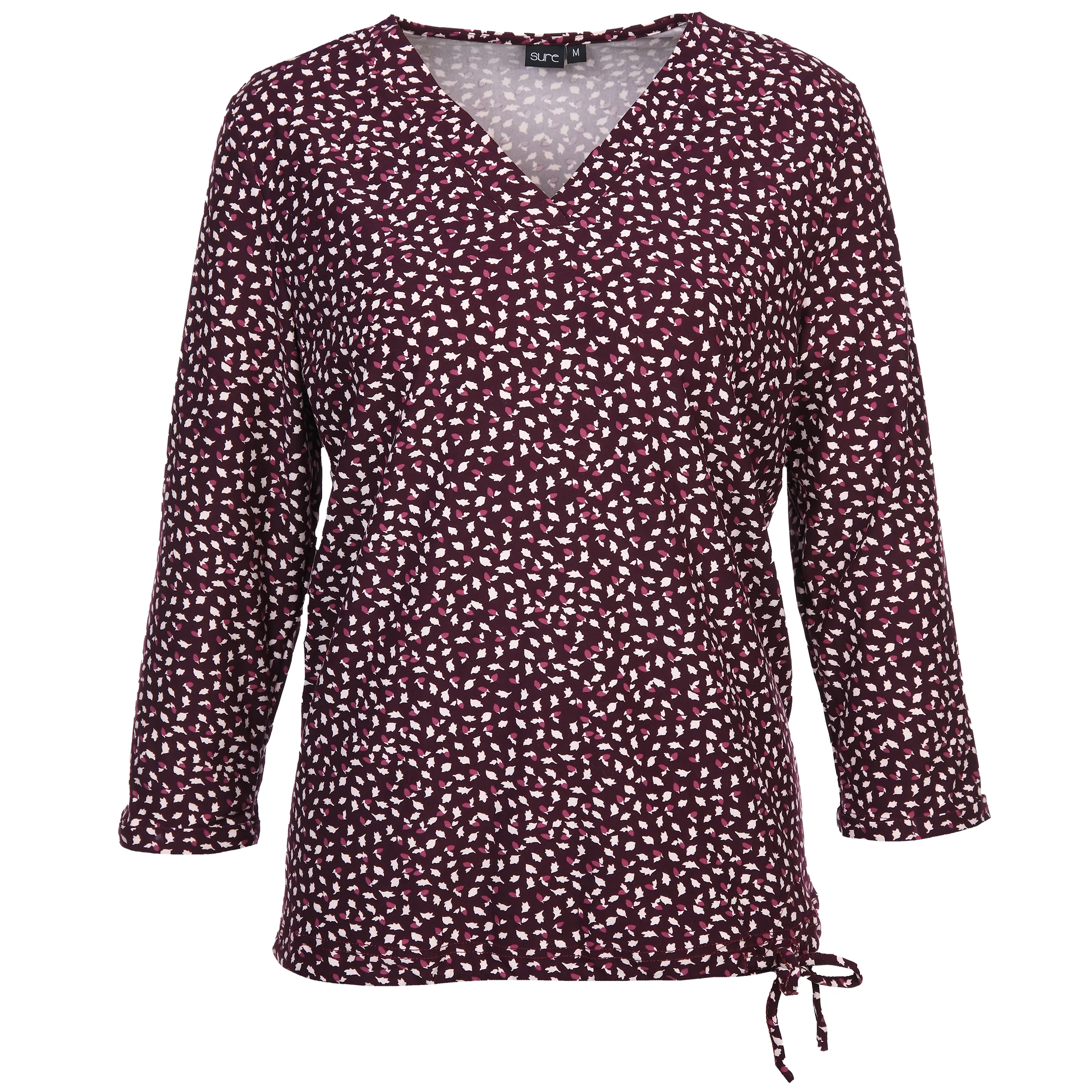 Damen Printshirt mit V-Ausschnitt | BERRY GEM | noSize | 881106-berrygem