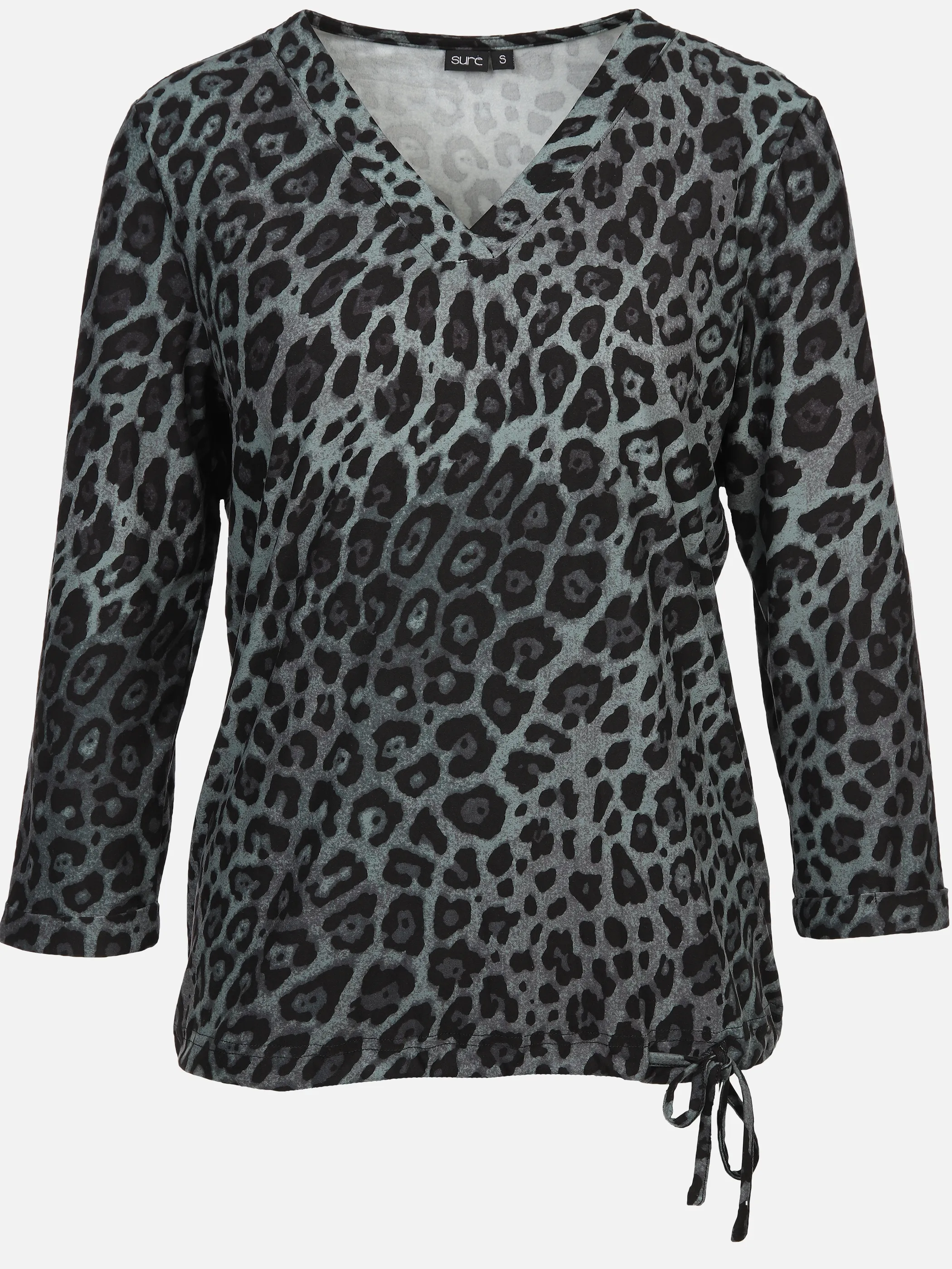 Damen Printshirt mit V-Ausschnitt | PETROL GEM | noSize | 881106-petrolgem