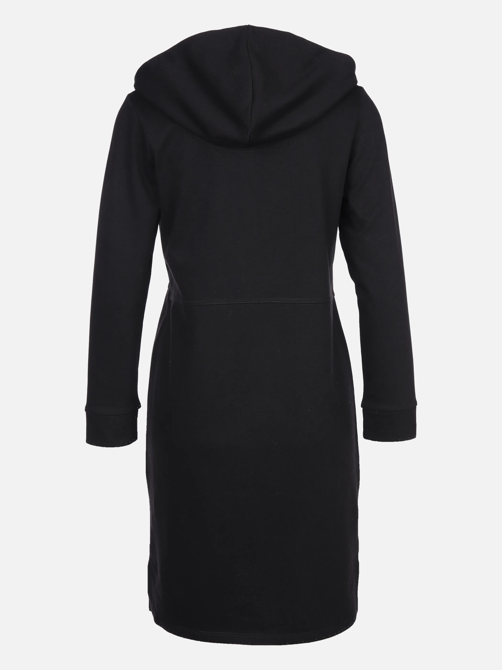 Damen Sweatkleid mit Troyer-Ausschnitt | SCHWARZ | noSize | 872118-schwarz