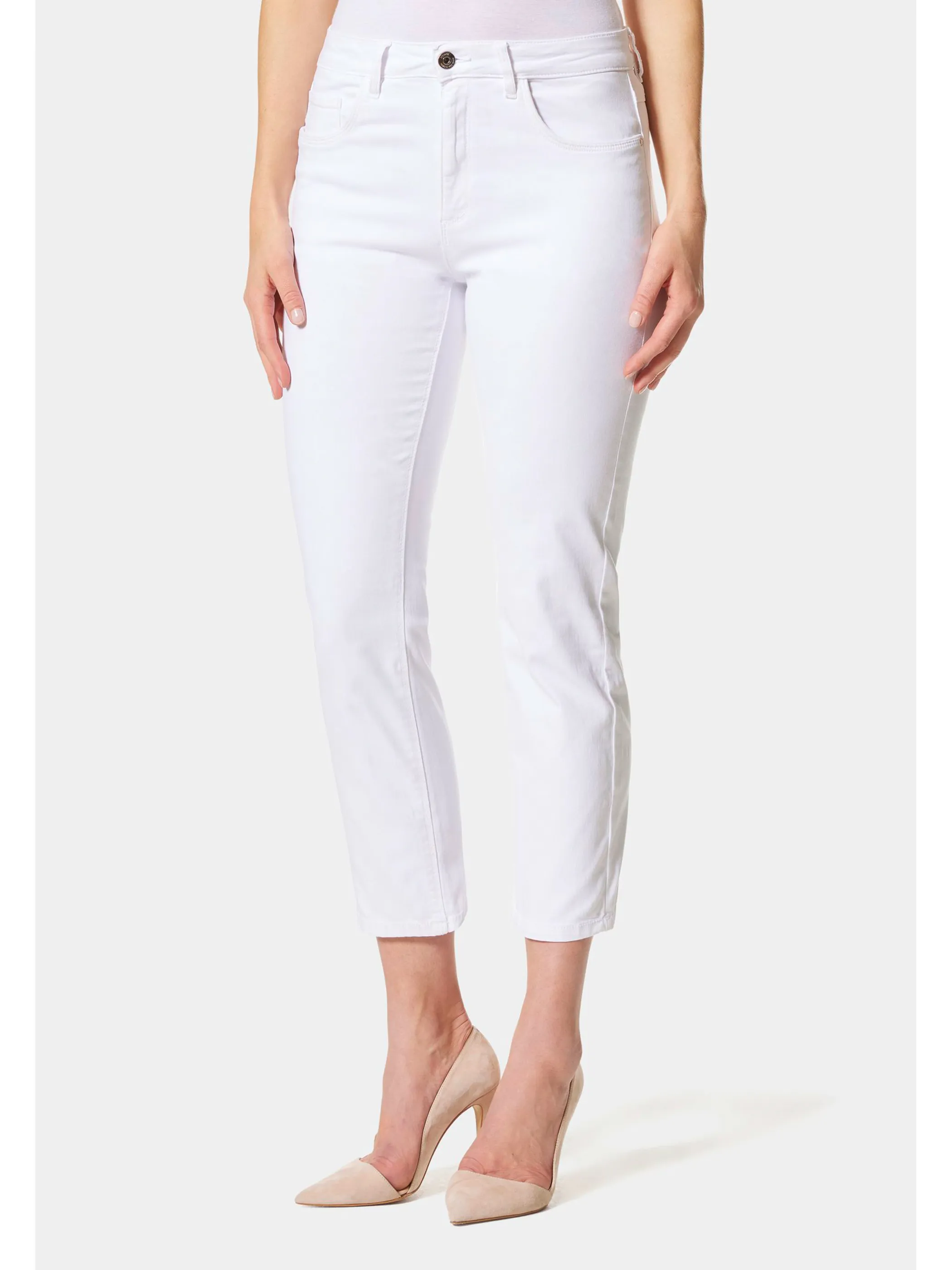 Damen Jeans Straight Fit Cropped | 1000 | 48/26 | 865674-01000-1