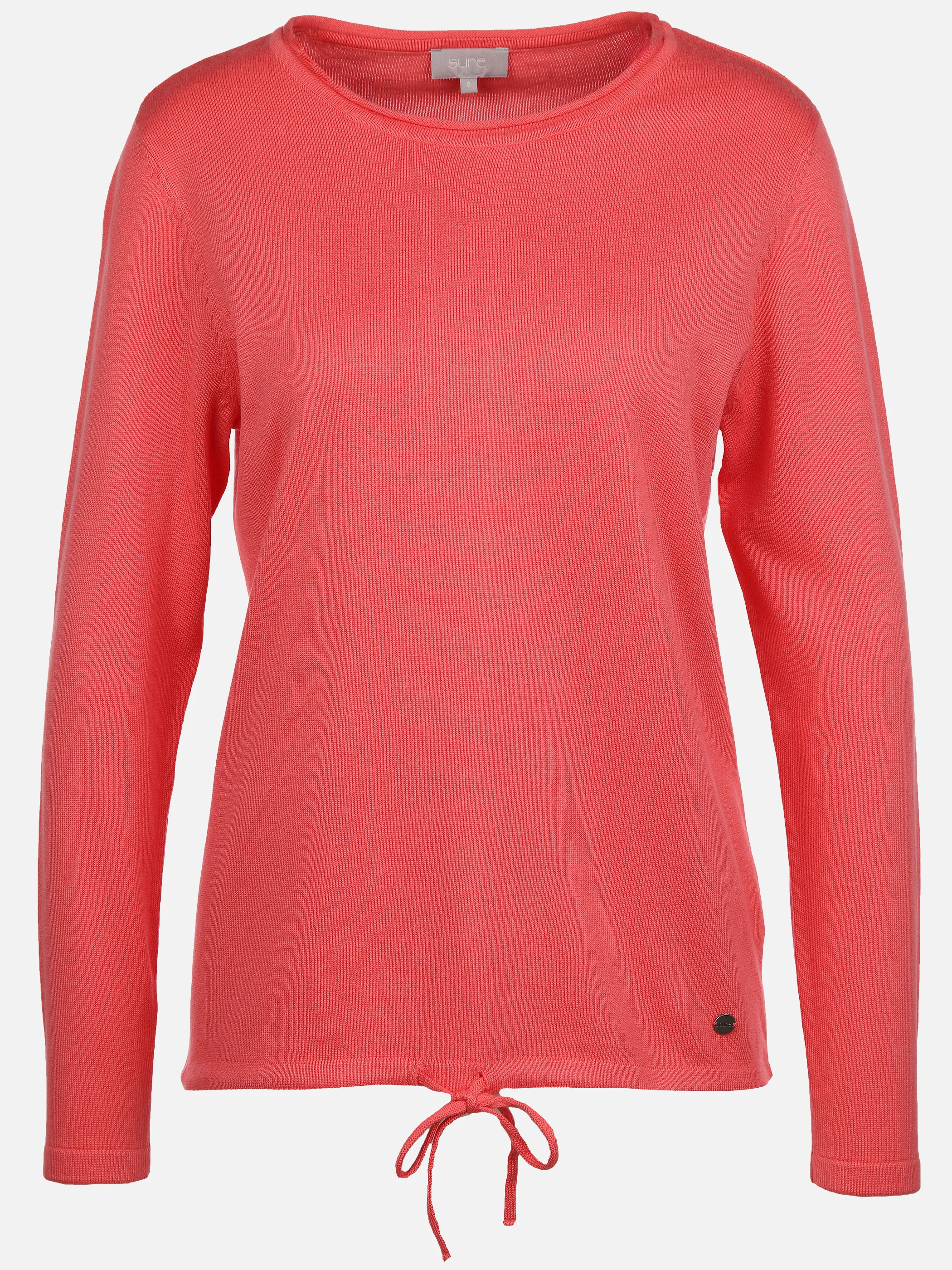Damen Basic Pullover mit Bindeband | MELON | XXL | 889276-melon-20