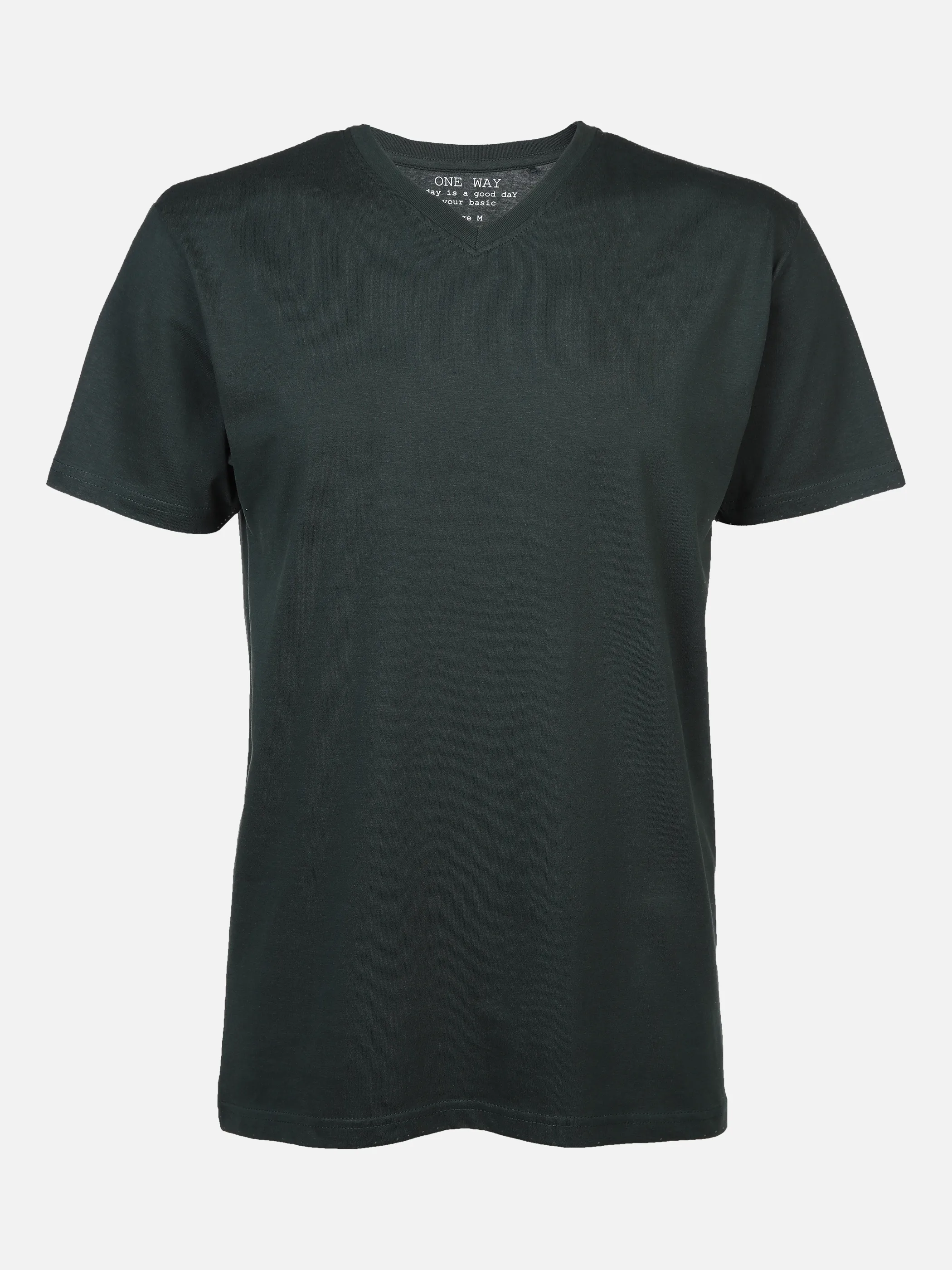 Herren Basic-Shirt | GREEN | M | 869559-green-9