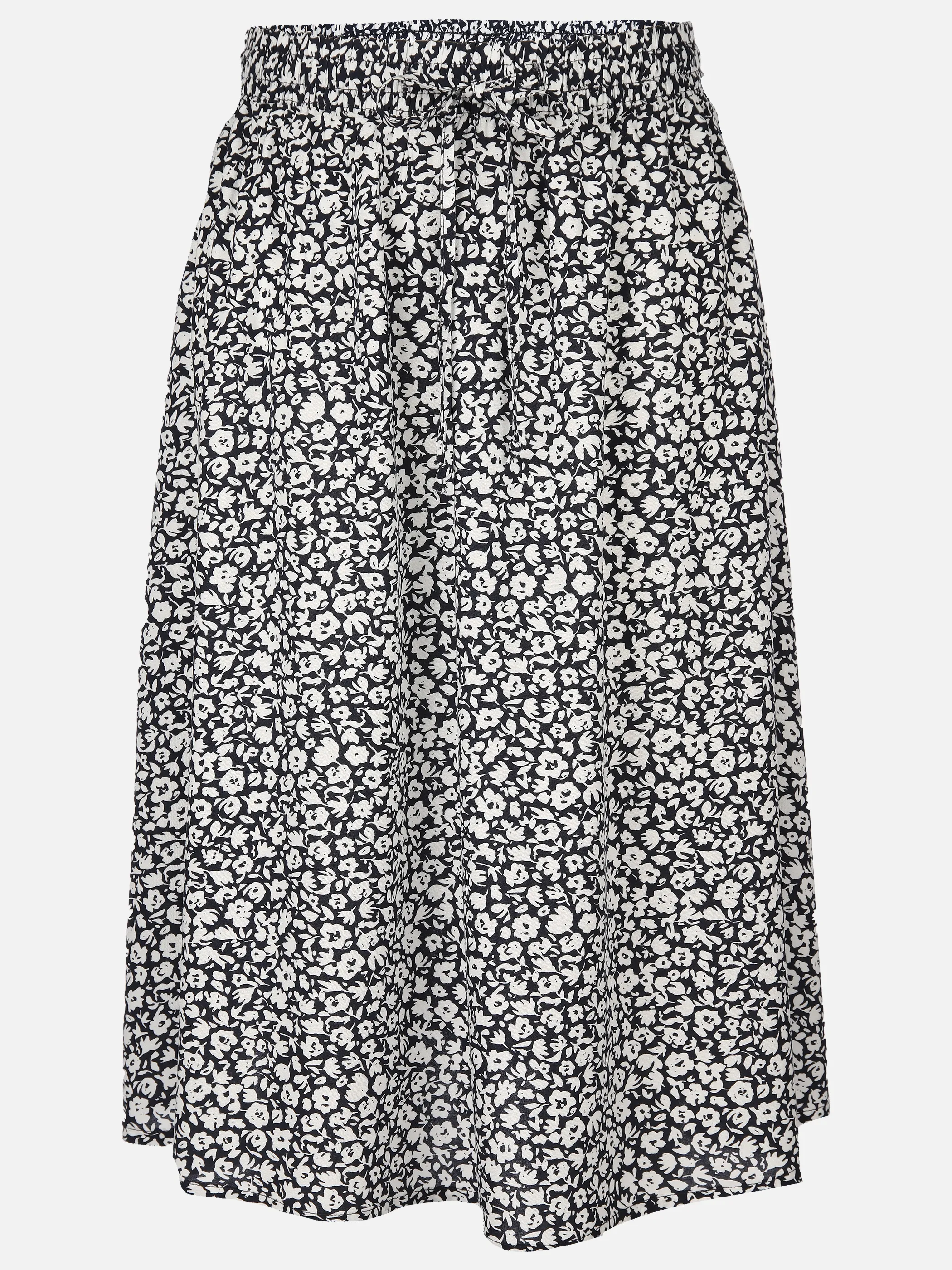 Damen Viscose-Rock mit Minimalprint | FLOWERNAVY | 44 | 894564 ...