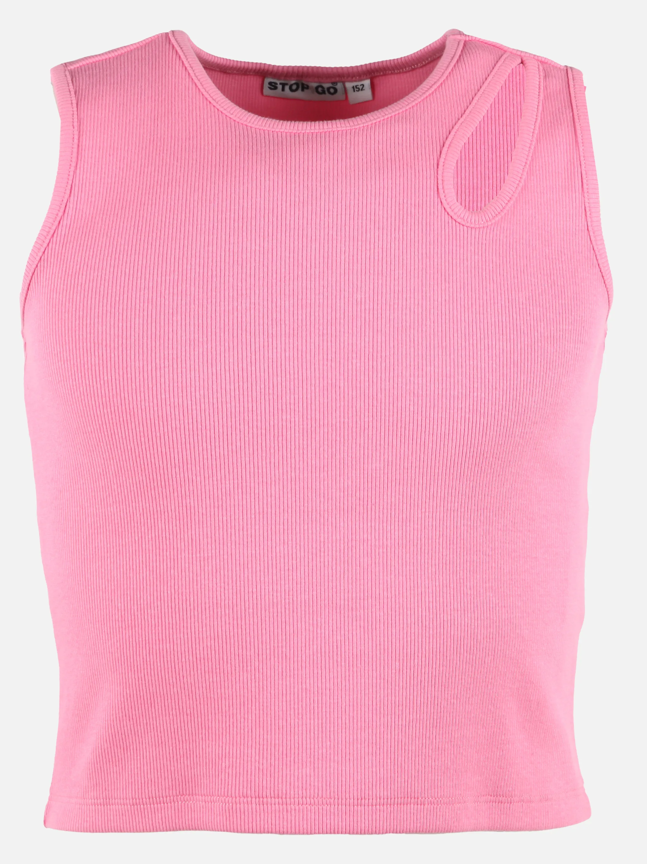 Mädchen Top mit Cut Out | PINK | 140 | 890969-pink-5
