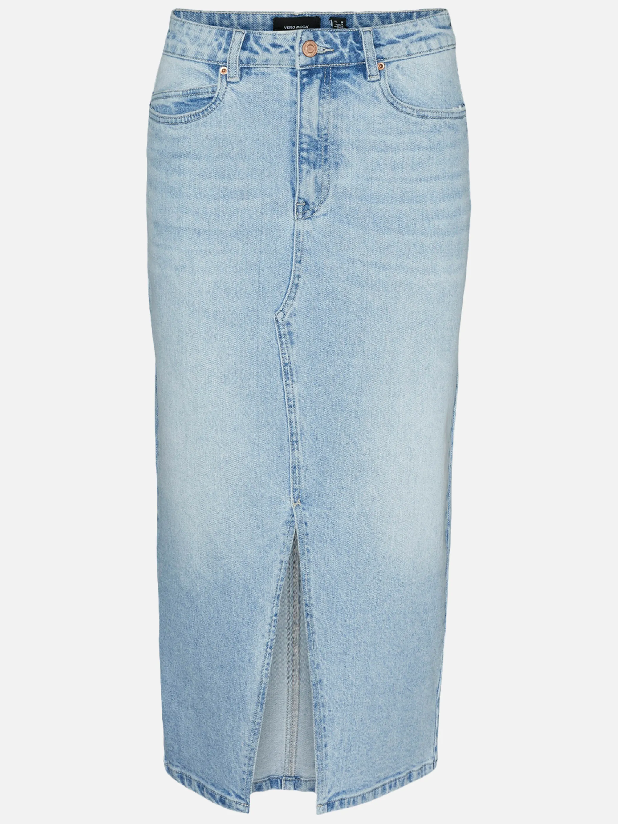 Vero Moda VMVERI HR CALF DENIM Jeansrock | 178000 | XS | 888465-0178000-4