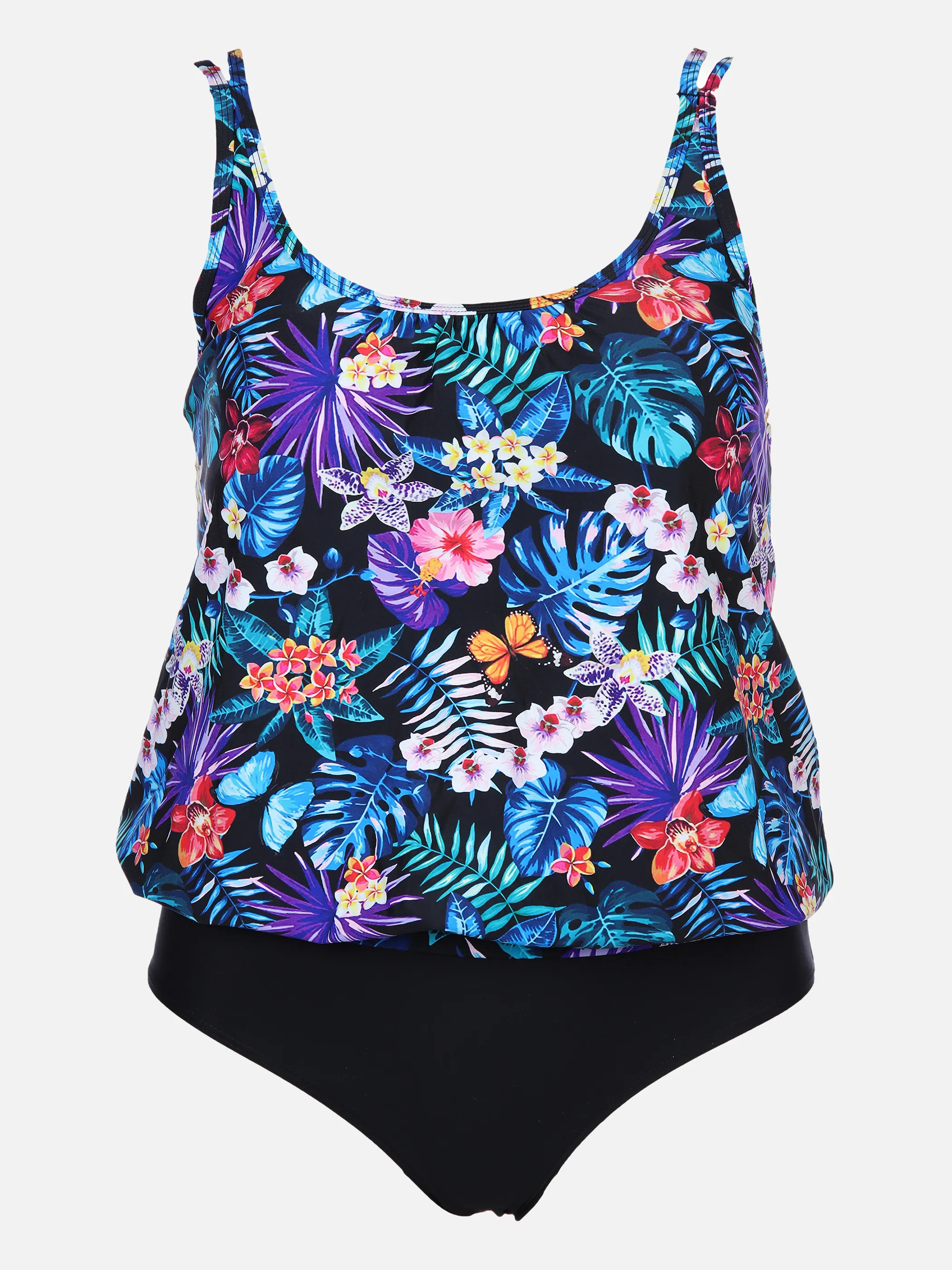 Große Größen Tankini mit floralem Print | noSize | 876972-tropical